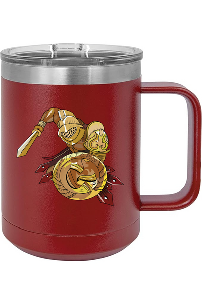 G Co 2-1 IN 15oz Insulated Coffee Mug with Slider Lid – Warrior Society