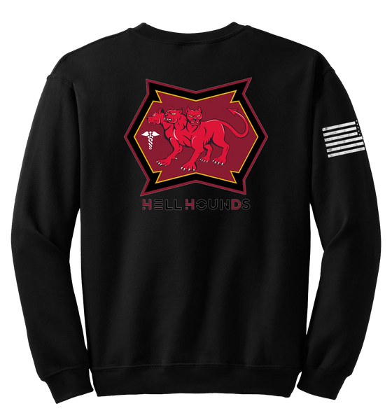 HHD 29th HC Blend Crewneck Sweatshirt with Right Sleeve Flag – Warrior ...